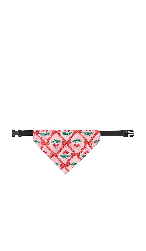 DAMSON MADDER Pet Neckerchief In Pink - Cherry