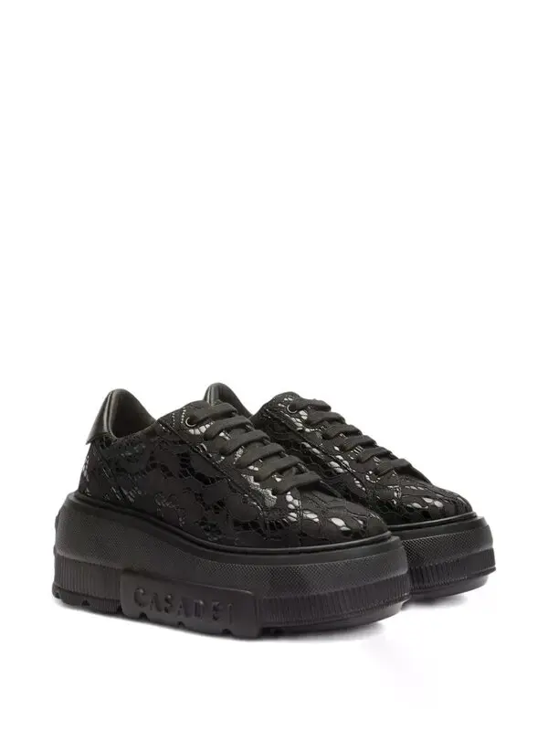Casadei Lace Platform Sneakers