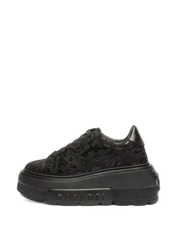 Casadei Lace Platform Sneakers