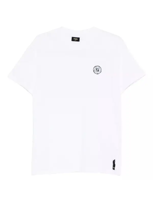 Fendi Logo-patch T-shirt