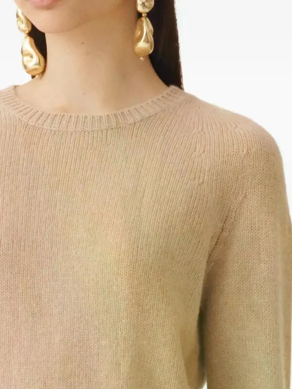 Fabiana Filippi Round-neck Cashmere Jumper - Neutrals