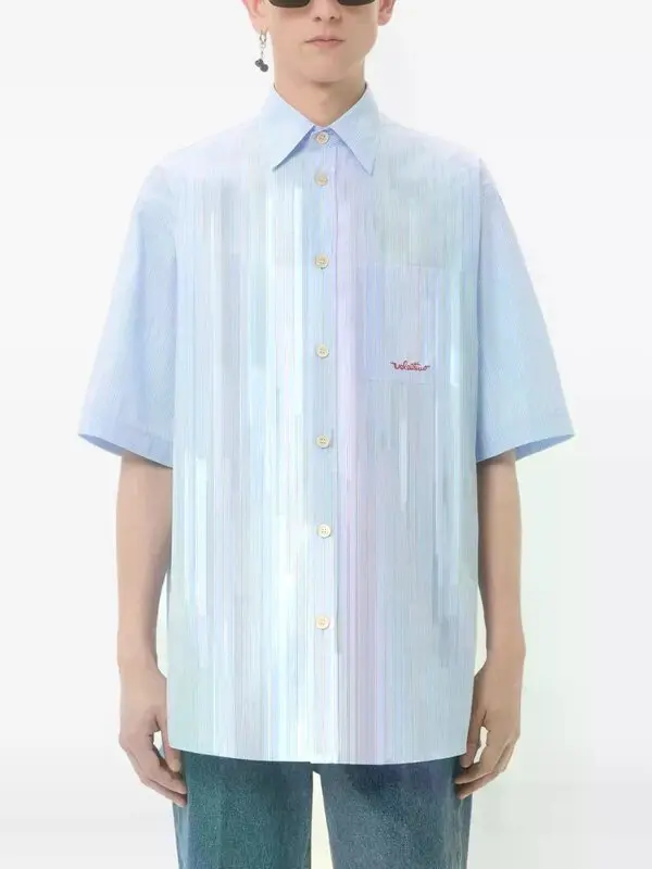 Valentino Garavani Embroidered Cotton Shirt