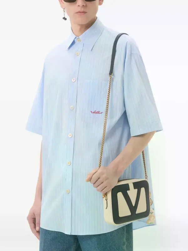 Valentino Garavani Embroidered Cotton Shirt