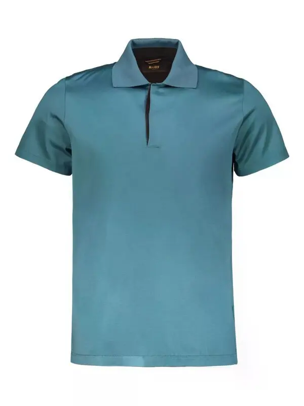 MOORER Classic-collar Polo Shirt