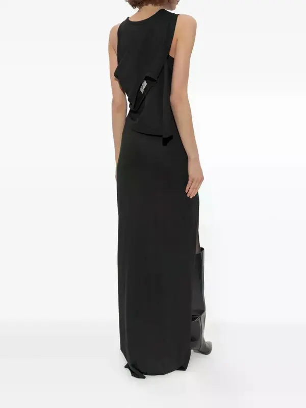 Coperni Knot-detail Side-slit Maxi Dress