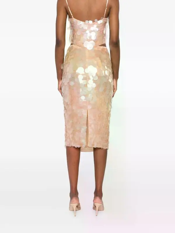 Retrofete High-waisted Sequined Skirt