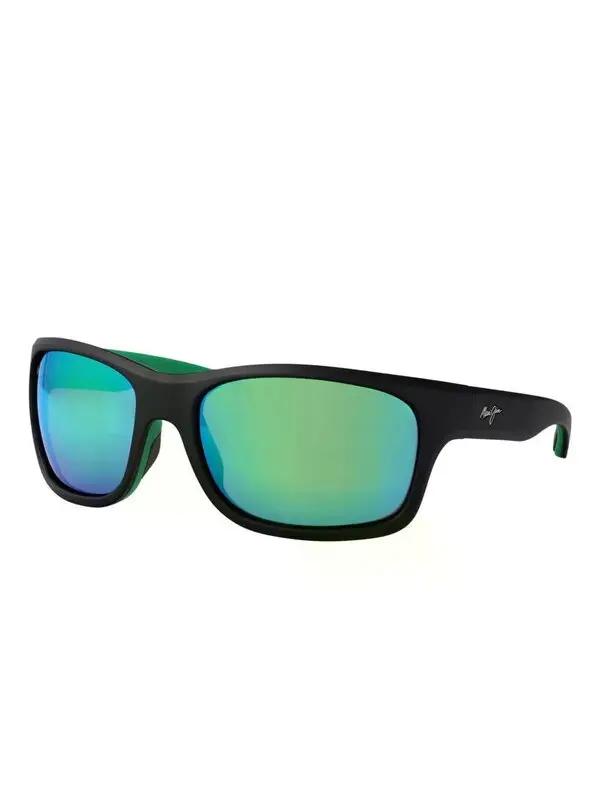 Maui Jim Rectangle Mirrored Sunglasses