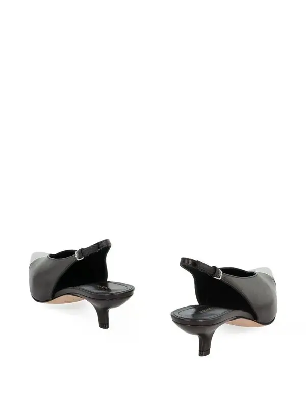 Sportmax Liuti Slingback Leather Pumps