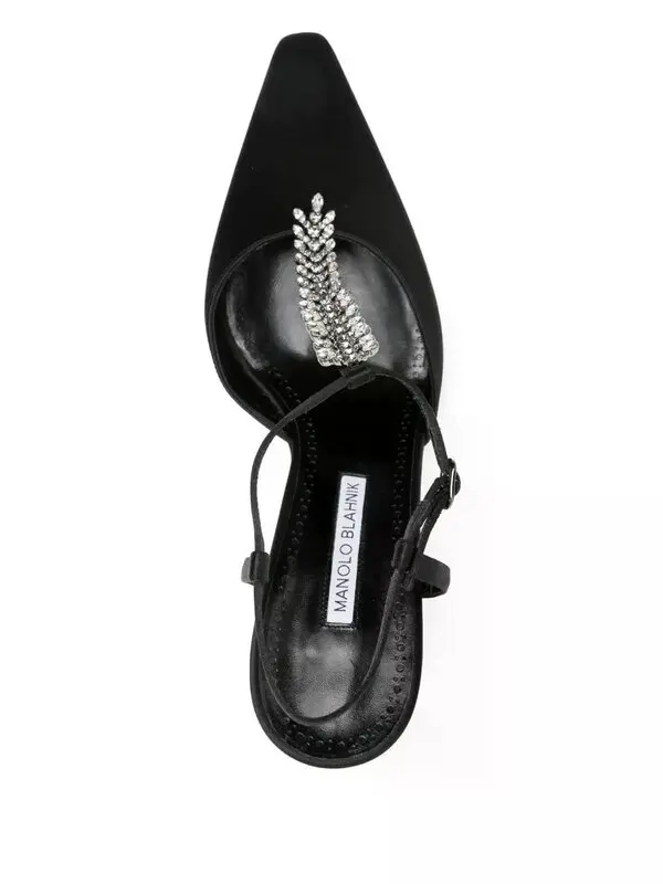 Manolo Blahnik 90mm Sufik Heeled Sandals