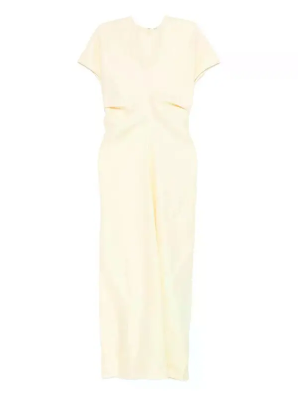 TOTEME Slouch-waist Maxi Dress - Neutrals