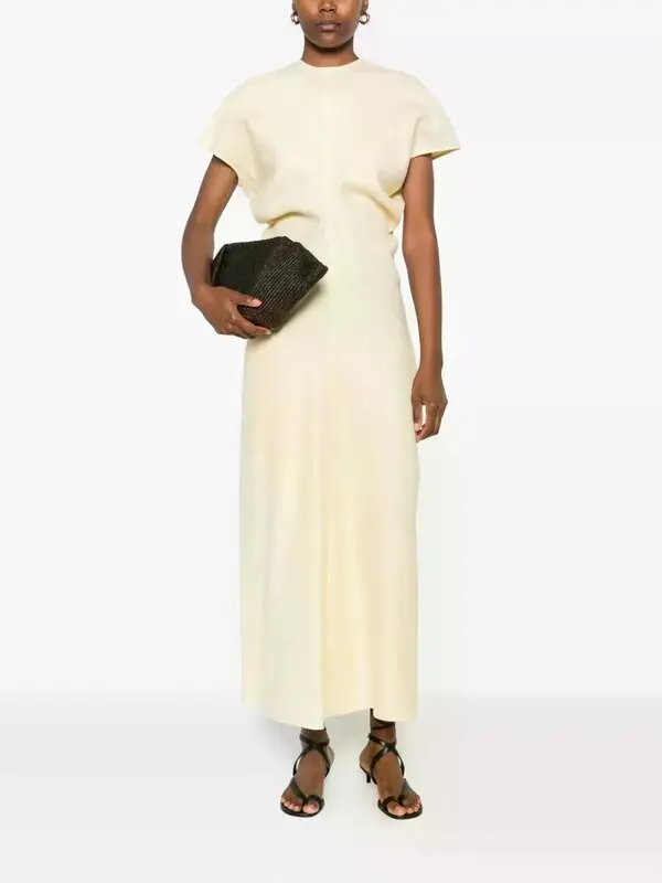 TOTEME Slouch-waist Maxi Dress - Neutrals
