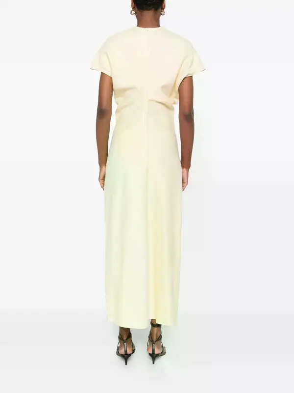 TOTEME Slouch-waist Maxi Dress - Neutrals