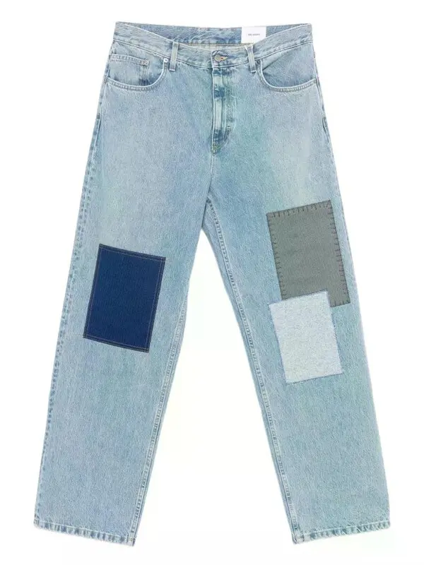 Axel Arigato Zine Patch-detail Jeans - Blue