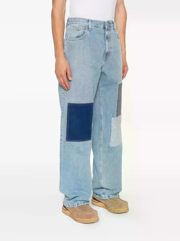 Axel Arigato Zine Patch-detail Jeans - Blue