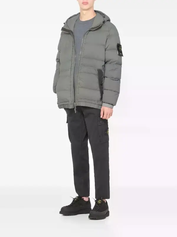 Stone Island Quilted Hooded Down Jacket