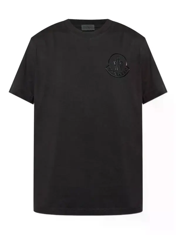 Moncler Logo-patch T-shirt - Black