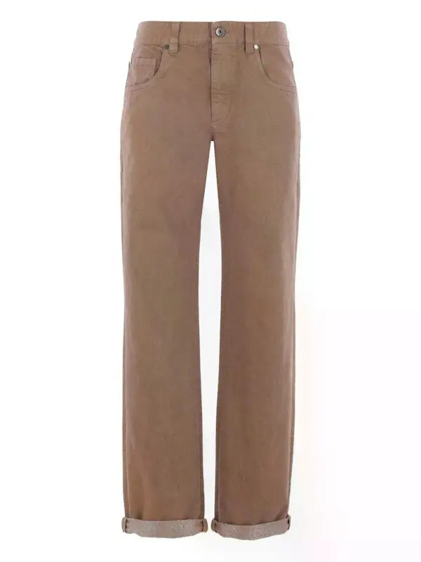 Brunello Cucinelli Logo-patch Jeans