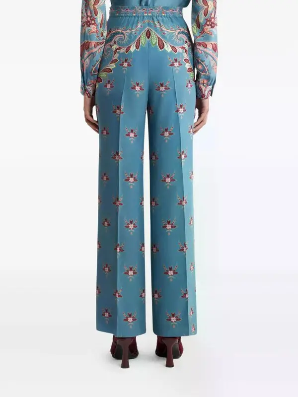 Etro Floral-print Trousers