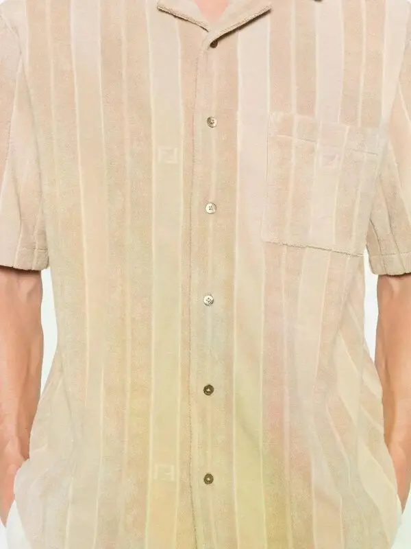 Fendi Striped Cotton Shirt