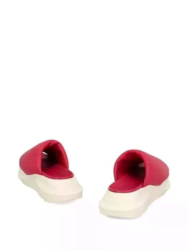 Rick Owens Geth Puffer Slides - Red