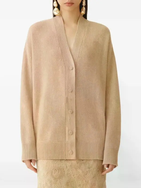 Fabiana Filippi V-neck Cardigan - Neutrals