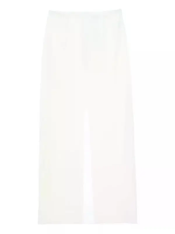 Auralee Slit Midi Skirt