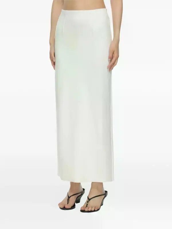 Auralee Slit Midi Skirt