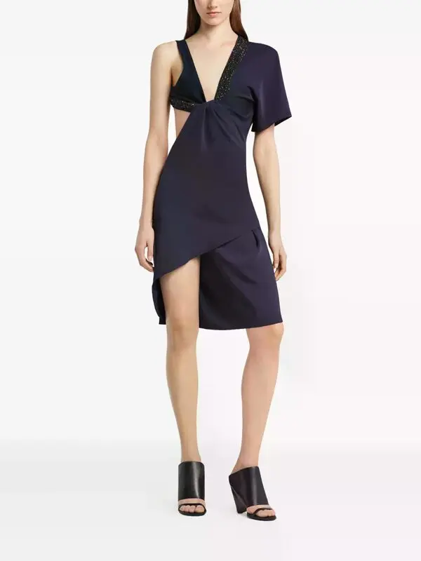 COURREGES Asymmetrical Twist Dress