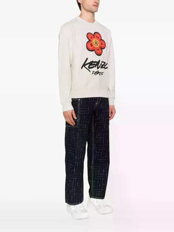 Kenzo Boke Flower-print Sweatshirt