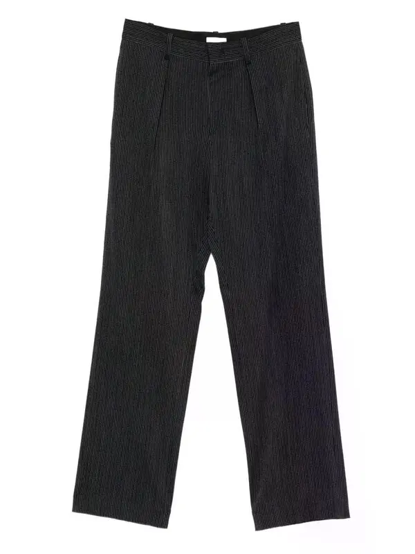 Isabel Marant Étoile Pinstripe Pleated Trousers - Black