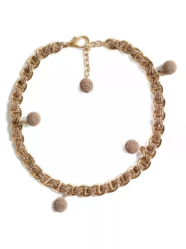 Fabiana Filippi Beaded-chain Necklace - Gold