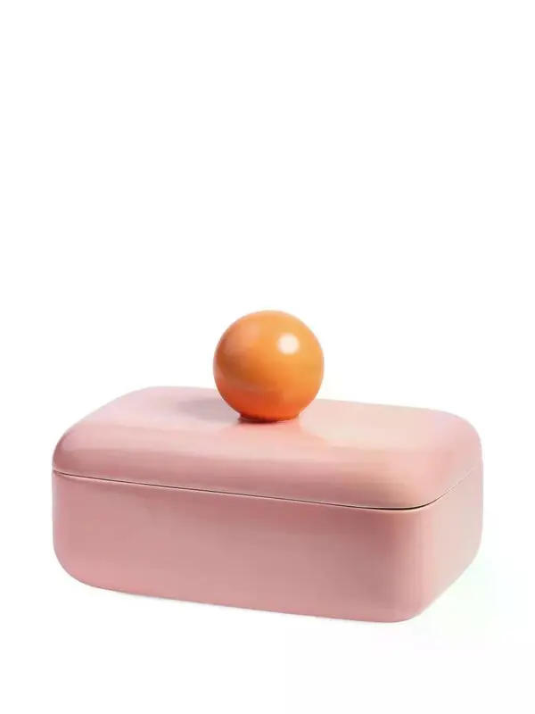 &K AMSTERDAM Orb Lidded Jar - Pink