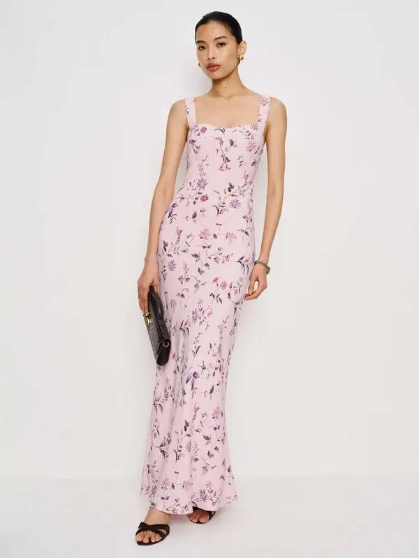 REFORMATION Yale Dress - Pink