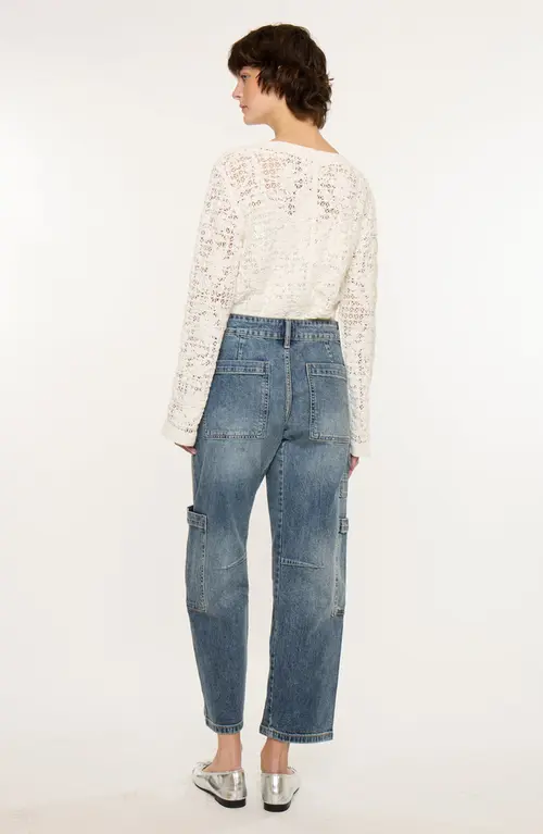 KANCAN Low Slung Barrel Jeans