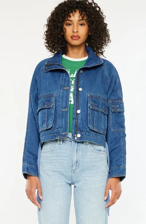 KANCAN Jailene Denim Windbreaker Jacket