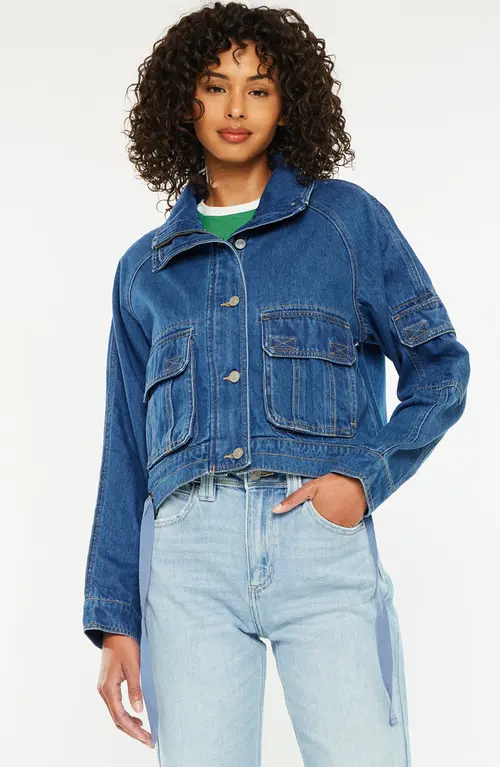 KANCAN Jailene Denim Windbreaker Jacket