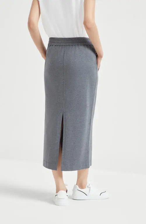 Brunello Cucinelli Track Midi Skirt