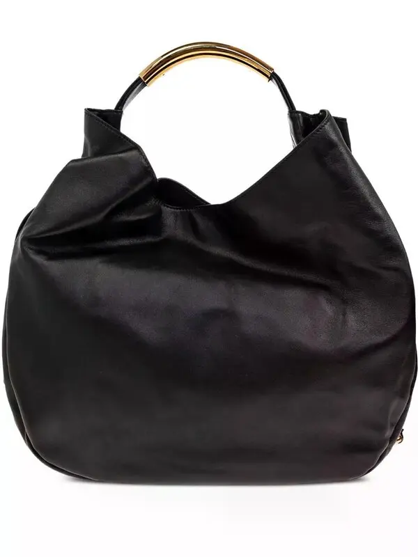 Moschino Leather Tote - Black