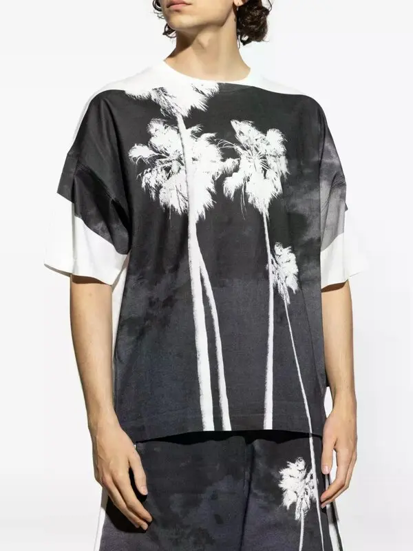 Palm Angels Palm-tree Print T-shirt