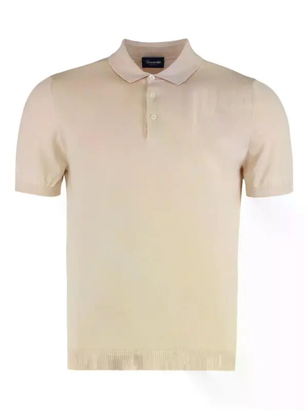 DRUMOHR Knitted-cotton Polo Shirt