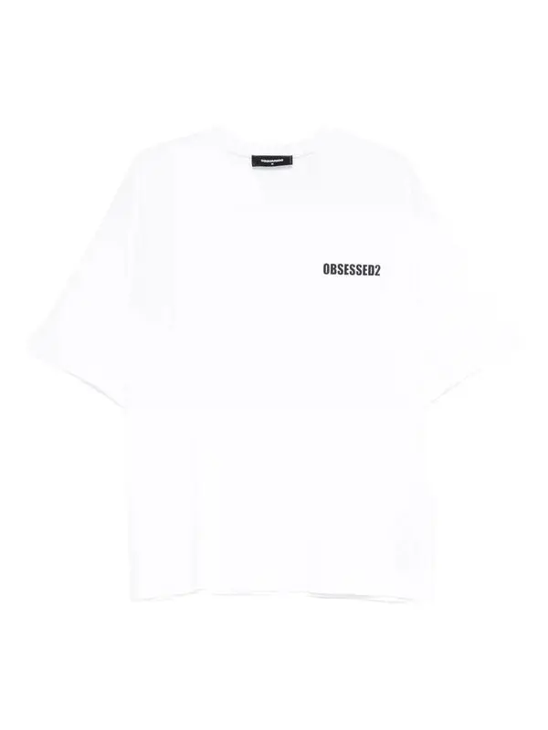 Dsquared2 Logo-print Cotton T-shirt - White