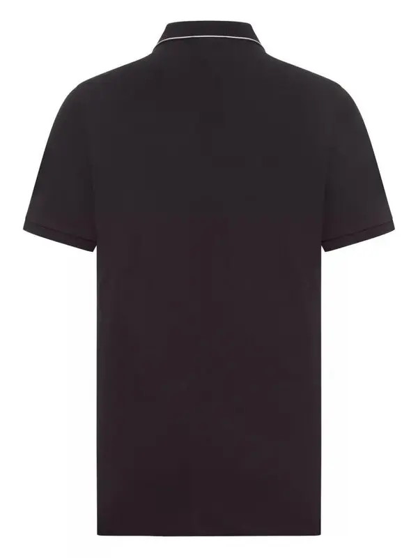 C.P. COMPANY Logo-detail Polo Shirt - Black