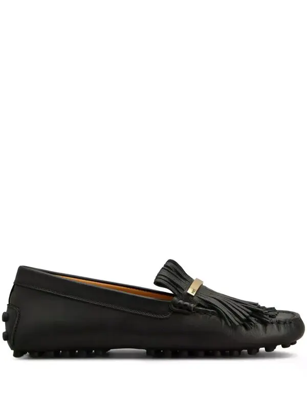 TOD'S Leather Loafers - Black