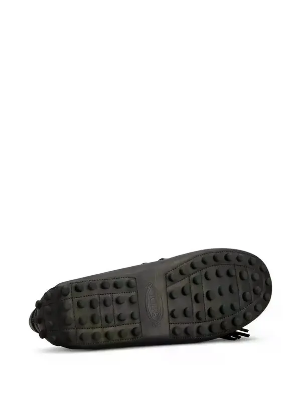 TOD'S Leather Loafers - Black