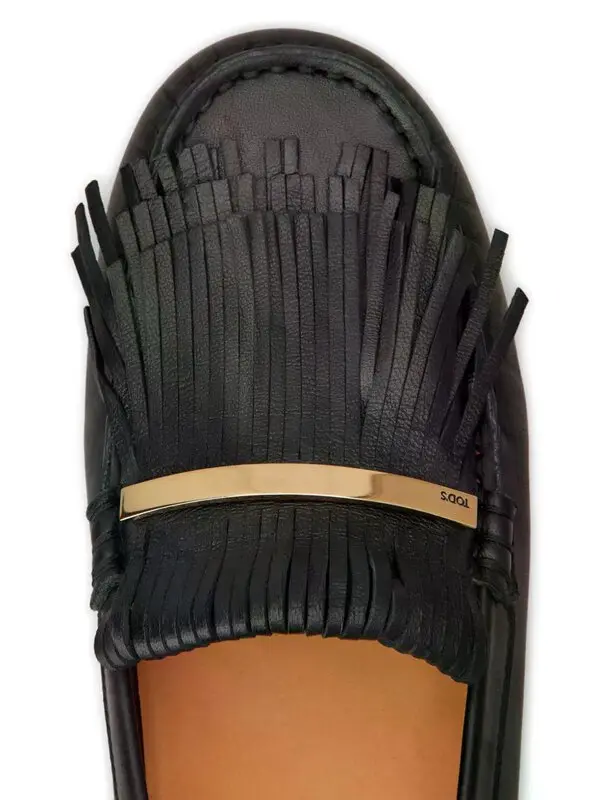 TOD'S Leather Loafers - Black