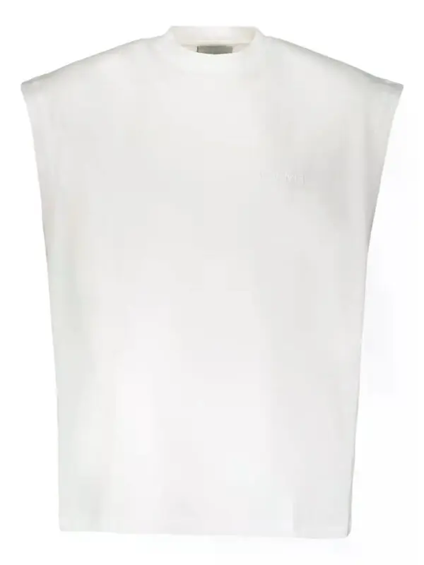 Vetements Embroidered Tank Top - White