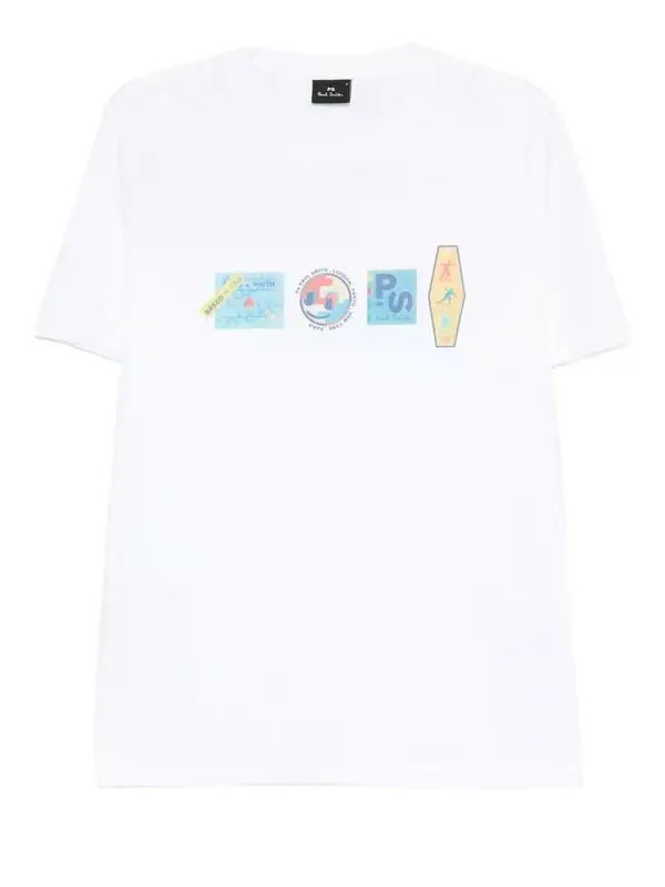 Paul Smith Graphic-print T-shirt - White