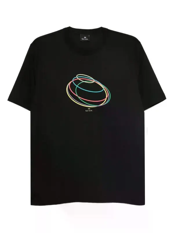 Paul Smith Abstract-print T-shirt - Black