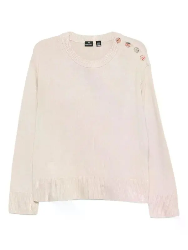 Paul Smith Button-detail Sweater - Neutrals
