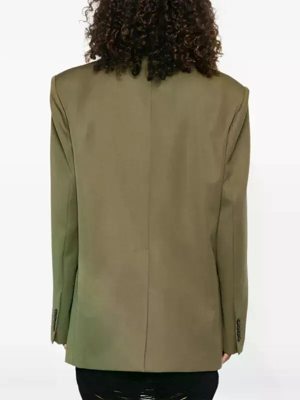 Attico Single-breasted Blazer - Green